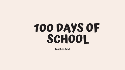 10 Days of School- Numbers, Words + Quotes of the Day | Teaching Resources