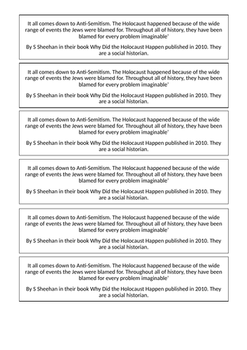 Holocaust - who were the Jews before ww2 | Teaching Resources
