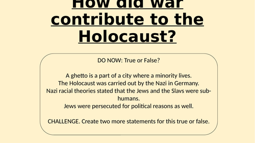 Holocaust and WW2 | Teaching Resources