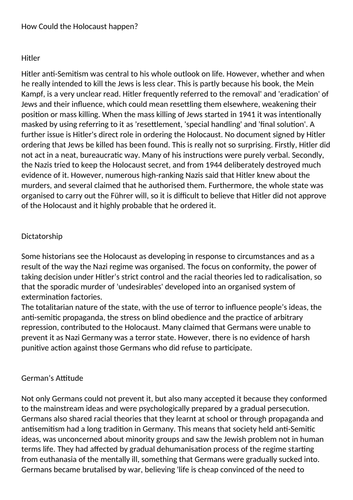 Holocaust | Teaching Resources
