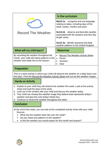 Free KS1 Seasons Bundle | Hands-On Education | Teaching Resources