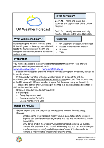 KS1 Weather Bundle | Hands-On Education | Teaching Resources