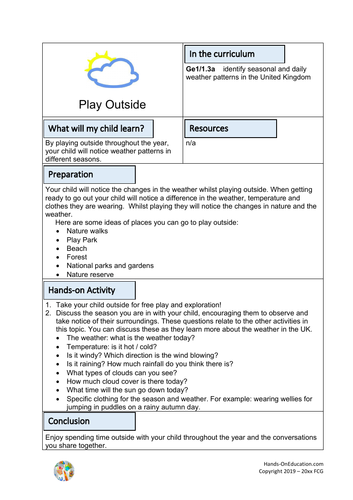 KS1 Weather Bundle | Hands-On Education | Teaching Resources