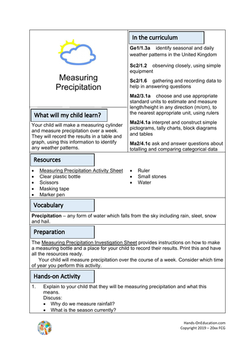 KS1 Weather Bundle | Hands-On Education | Teaching Resources