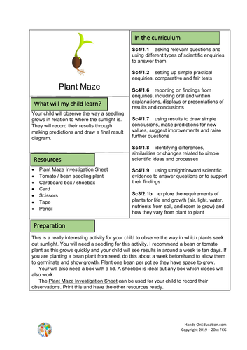 KS2 Investigating Plant Conditions Bundle | Hands-On Education ...