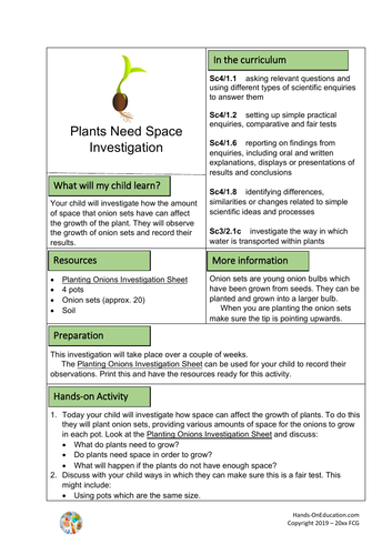 KS2 Investigating Plant Conditions Bundle | Hands-On Education ...
