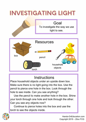 KS2 Light, Shadows & Reflections Bundle | Hands-On Education | Teaching ...
