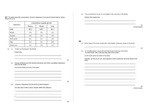 Homeostasis & Response - 4.5 (AQA GCSE 1-9 Biology: Complete Topic ...