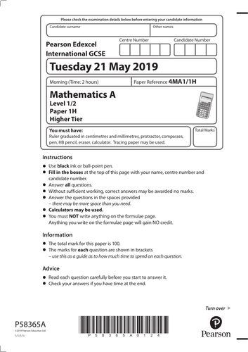 math past paper practice bundle | Teaching Resources