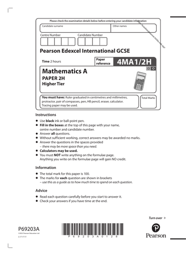 math past paper practice bundle | Teaching Resources
