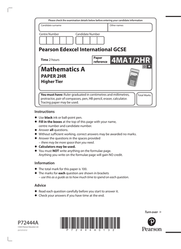 math past paper practice bundle | Teaching Resources