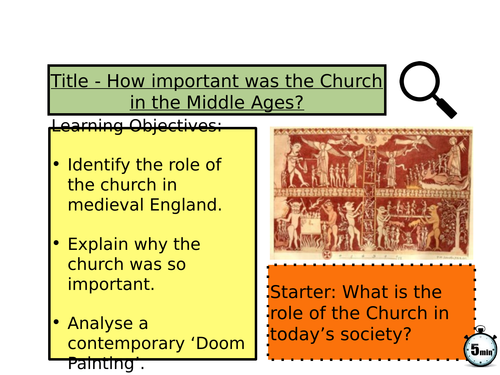 Medieval Church and Beliefs - KS3 History | Teaching Resources