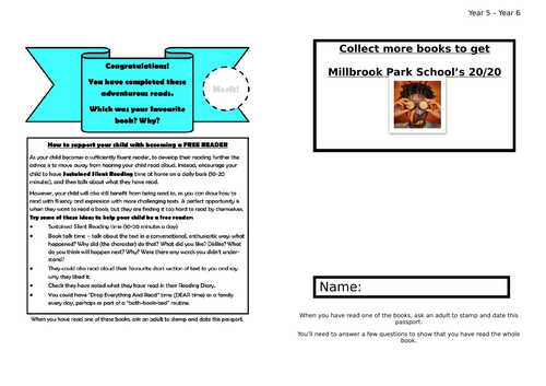 Reading Passport | Teaching Resources