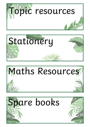 Year 1 Classroom Labels | Teaching Resources