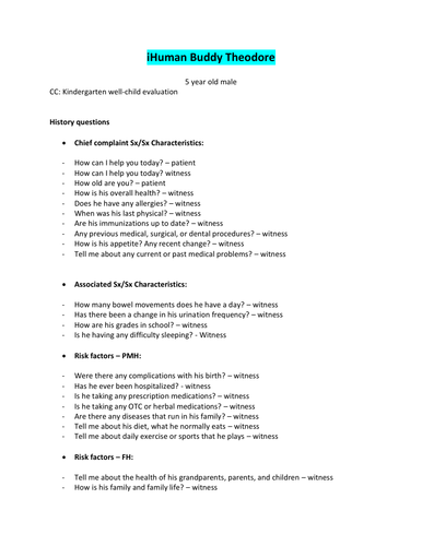 iHuman Buddy Theodore 5 year old male, Complete solution Latest Spring ...