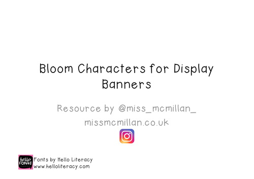 Bloom Classroom Display Bundle | Teaching Resources