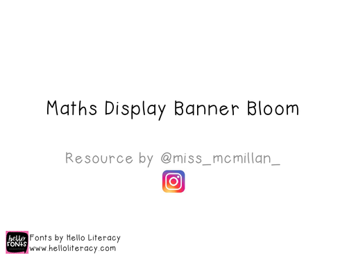 Bloom Classroom Display Bundle | Teaching Resources