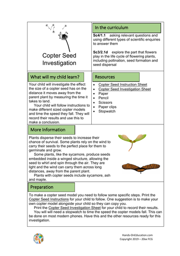 KS2 Seeds and Life Cycles Bundle | Hands-On Education | Teaching Resources