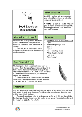 KS2 Seeds and Life Cycles Bundle | Hands-On Education | Teaching Resources