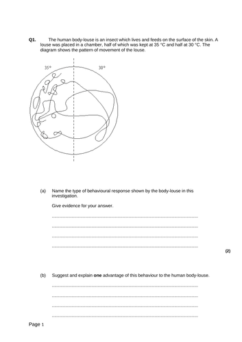 Response To Stimuli | Teaching Resources