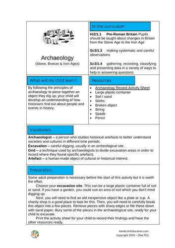KS2 Stone, Bronze & Iron Ages Bundle | Hands-On Education | Teaching ...