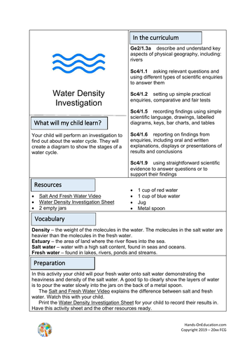 KS2 Wonderful Water Bundle | Hands-On Education | Teaching Resources