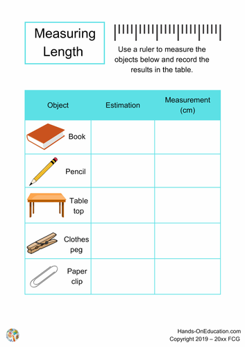 Measurements: Two Activities | Second Class Bundle | Hands-On Education ...
