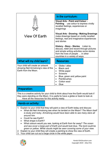 Neil Armstrong Activities | Senior Infants Bundle | Hands-On Education ...