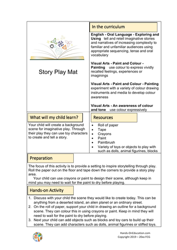 Tell Me A Story: One Activities | Senior Infants Bundle | Hands-On ...