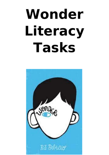 Wonder Literacy Tasks | Teaching Resources
