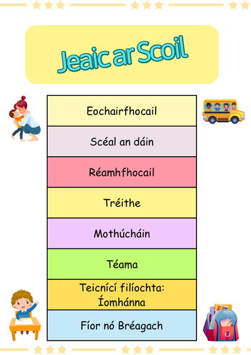 Jeaic ar Scoil Booklet | Teaching Resources