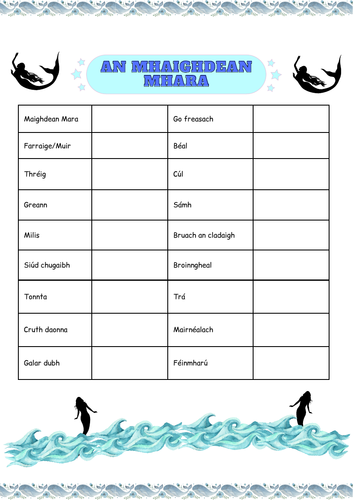 An Mhaighdean Mhara Booklet | Teaching Resources