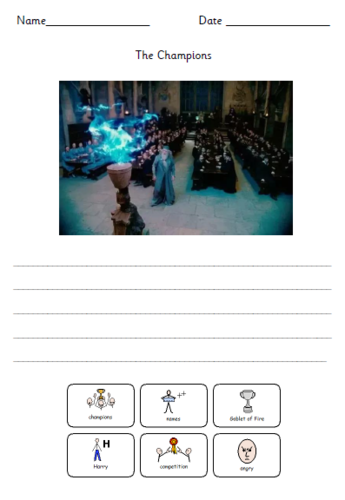 Harry Potter Goblet of Fire Simplified Literacy | Teaching Resources