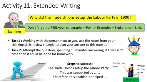 New Model Trade Unions & the origins of the Labour Party | Teaching ...
