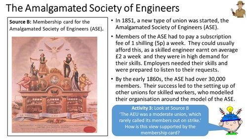 New Model Trade Unions & the origins of the Labour Party | Teaching ...