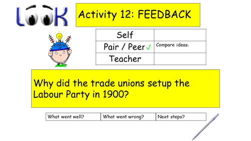 New Model Trade Unions & the origins of the Labour Party | Teaching ...