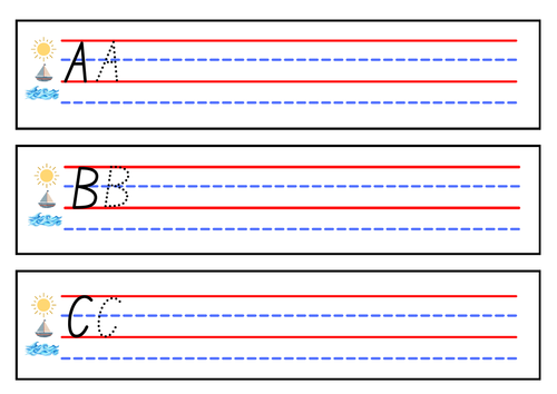 RWI handwriting practice write and wipe (capital letters and lowercase ...