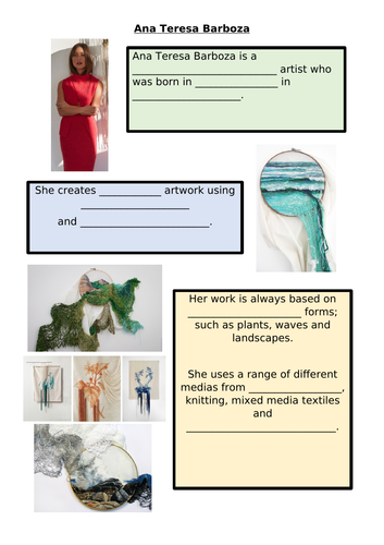 Artist fact files | Teaching Resources