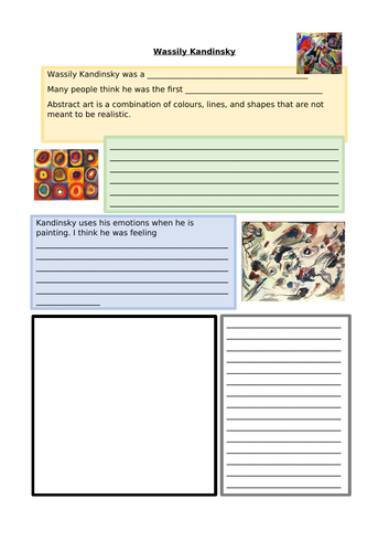 Artist fact files | Teaching Resources