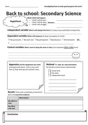 Back to School: Secondary Science | Teaching Resources