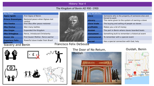 LSK2 The Kingdom of Benin 3 Unit and Knowledge Organiser | Teaching ...