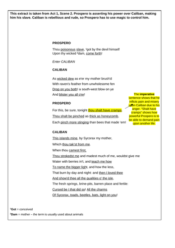 The Tempest KS3 full SOW | Teaching Resources