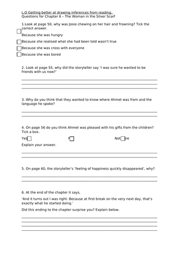 The Boy at the Back of the Class Whole Class Guided Reading Planning L ...