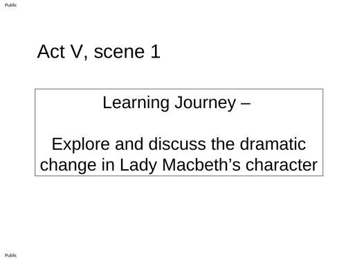 Macbeth analysis of all 5 acts in 5 handy power points | Teaching Resources