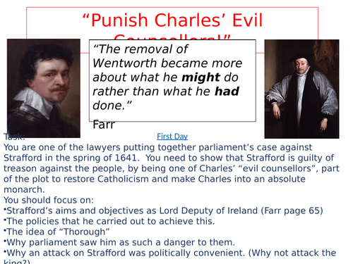 2E The English Revolution, 1625–1660 AQA, Unit 4: Crisis of Parliament ...