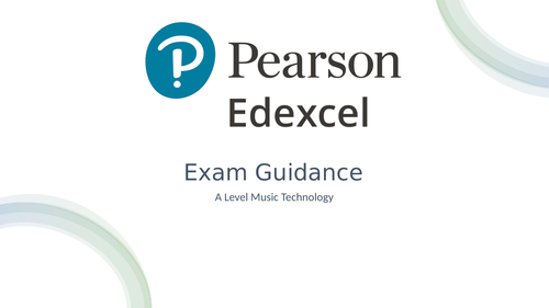 Exam Technique - A Level Music Technology | Teaching Resources