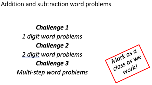 Worded problems- Addition and Subtraction KS1 | Teaching Resources