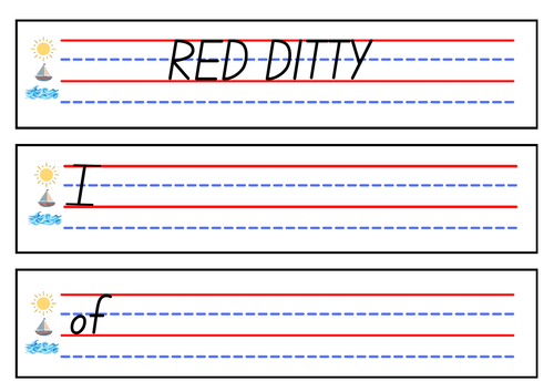 RWI red words practice write and wipe (Ditty to Grey group) | Teaching ...