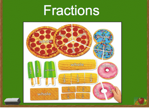 Introduction to Fractions slides with review questions | Teaching Resources
