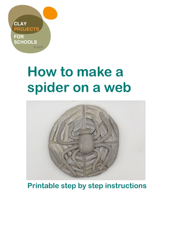 How to make a clay spider on a web | Teaching Resources